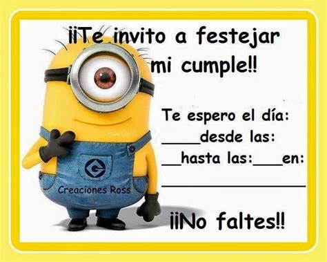 48 Imagenes De Minions Para Tarjetas De Cumpleanos Imagenesdecumpleanos
