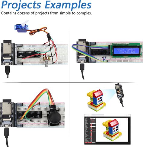 freenove super starter kit for esp32 wrover contained compatible