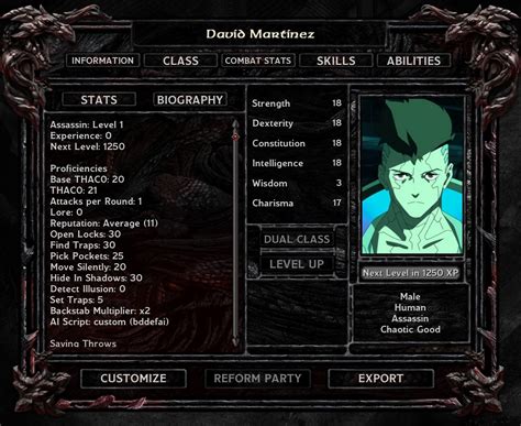 Finished Bg2 As A Blackguard So I Decided To Start Bg1 As An Assassin