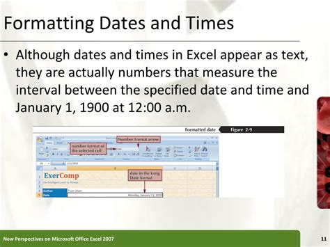 Ppt Excel Tutorial 2 Formatting A Workbook Powerpoint Presentation Free Download Id 3086656