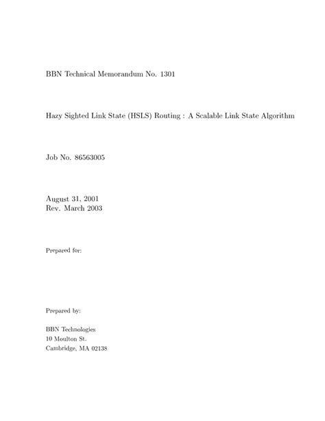 Pdf Hazy Sighted Link State Hsls Routing A Scalable Link State