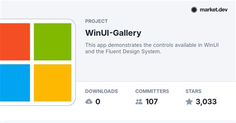 Winui Gallery Ecosystem Directory Market Dev