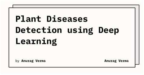 Plant Diseases Detection Using Deep Learning Rdevto