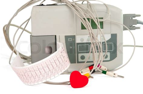 elektrokardiograf maskine med EKG | Stock foto | Colourbox