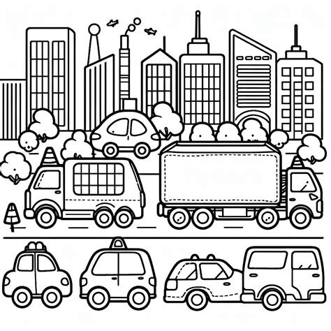 Kleurplaat Verkeer Prachtige Gratis Kleurplaat