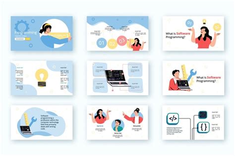 Programming Powerpoint Illustrations Incl Microsoft And Design Envato