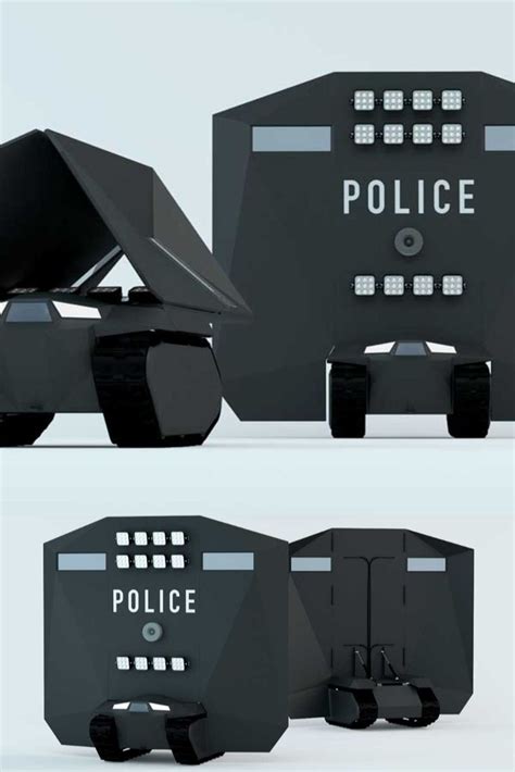 Trackreitar Mobile Shield Robot Police X