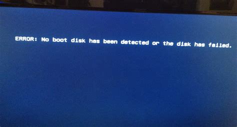 Effective Solutions To No Boot Disk Has Been Detected Or The Disk Has Failed Error