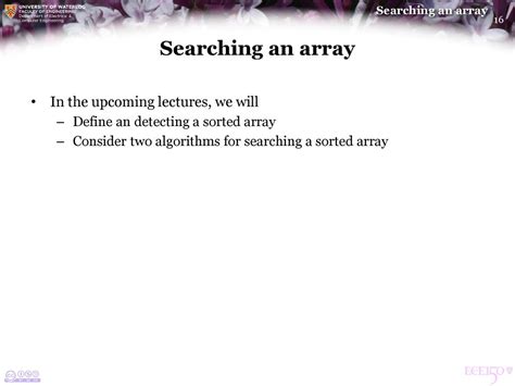 Searching An Array Ppt Download