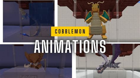 Cobblemon Pokemon Animations Part 5 Minecraft Pokemon Animation Gaming Cobblemon