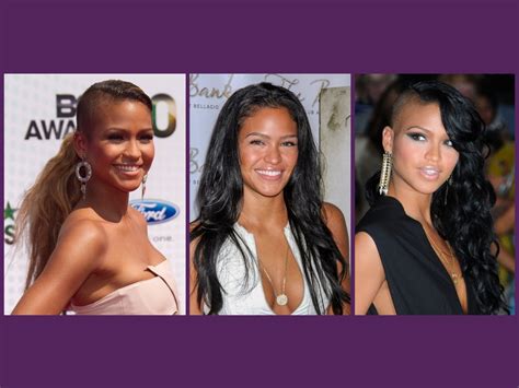 Cassie Hairstyles Half Shaved Hair Look And A Radical Transformation