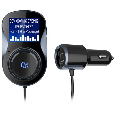 Car FM Transmitter Bluetooth Wireless Handsfree Adapter MP3 Music Player Audio Car Bluetooth