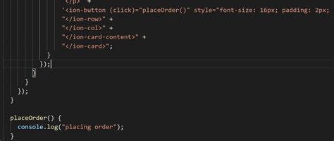 Why Isnt The Function Being Called In The Ionic And Angular Framework