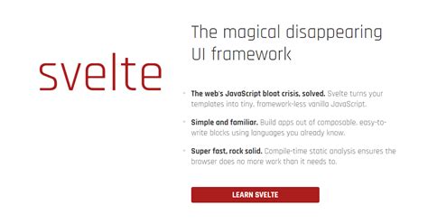 前端 Ui 框架 Svelte 211 发布，允许部分代码简写 Oschina 中文开源技术交流社区