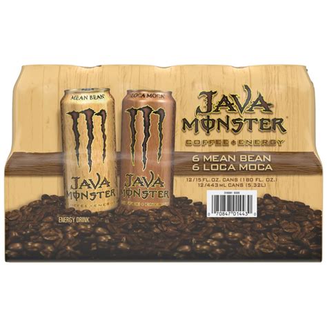 Java Monster Variety Pack 12 Ct 15 Oz Shelhealth