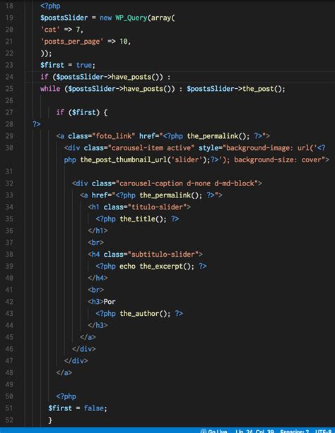 Php Bootstrap Carousel Html Structure And Funny Output Wordpress