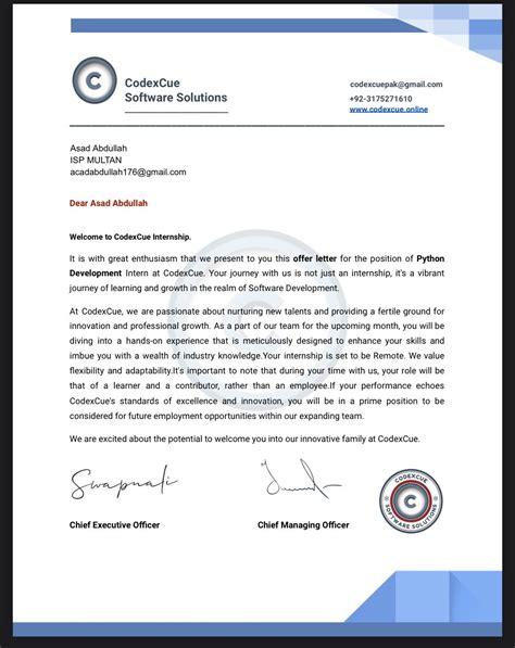 Asad Abdullah On Linkedin Python Internship Softwaredevelopment