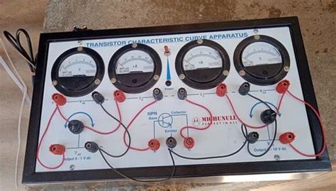 Electronic Mighunull Transistor Characteristic Apparatus For Trainer Kit Model Name Number