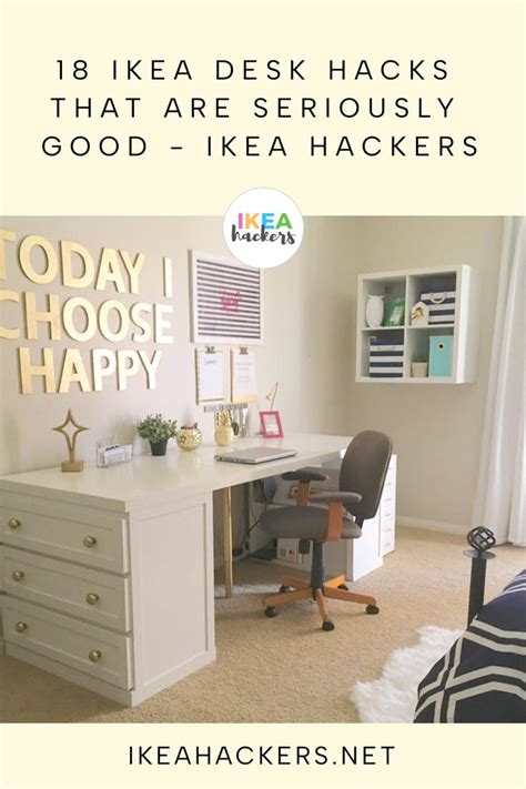 18 Ikea Desk Hacks That Are Seriously Good Ikea Hackers Desk Hacks