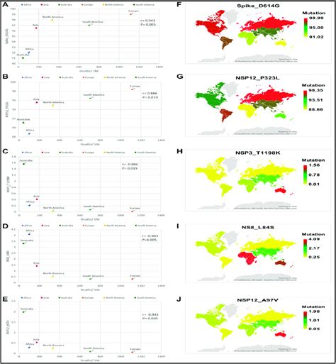 Correlation Analysis And Global Mapping Of Mutations Having A Positive