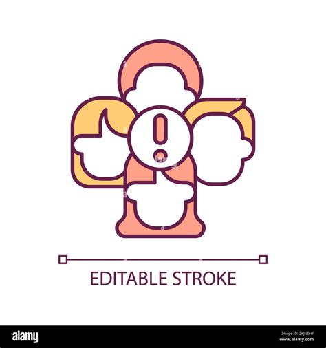 Global Inequality Rgb Color Icon Stock Vector Image And Art Alamy