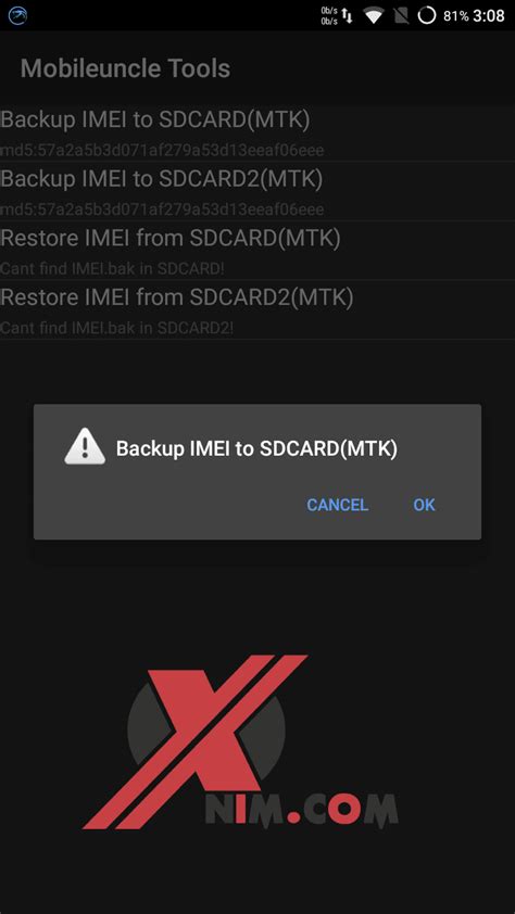 Cara Backup IMEI Dengan MobileUncle Tool ROOT