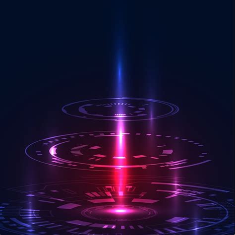 Premium Vector Abstract Geometric Technology Shape