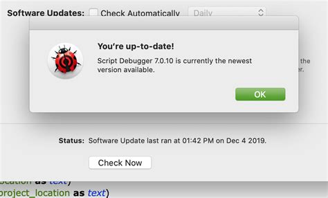announce script debugger 7 0 11 7a101 beta testing late night software ltd