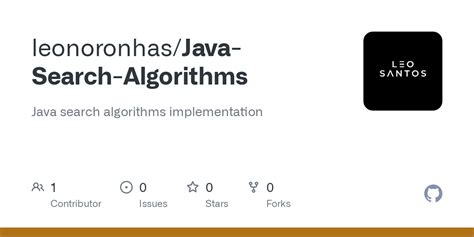 github leonoronhas java search algorithms java search algorithms