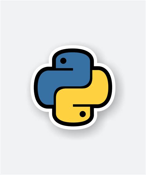 Python Logo Sticker Devisestore