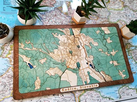 Turning Urban Design Into Art A Wooden Map Of Kosice Slovakia I