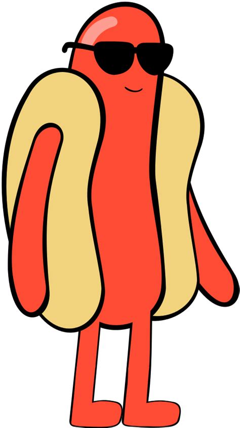Svg Free Stock Hotdog Guy By Megarainbowdash Cartoon Hot Dog Guy