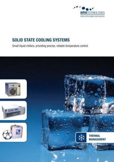 Solid State Cooling Systems Ams Technologies