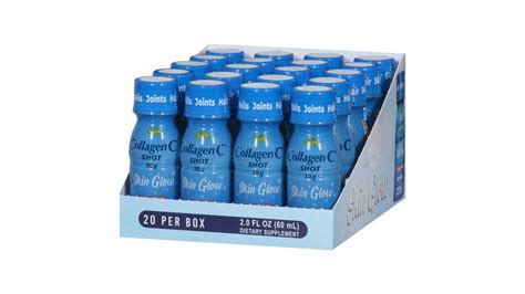 Alfa Vitamins Skin Glow Collagen C Orange Ginger Liquid Shot Bottles 2 5 Oz X 20 Ct Delivery