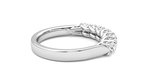 Aura • Platinum Pavé Wedding Ring • Taylor And Hart