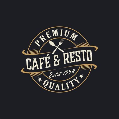 Vintage Cafe Logos Premium Vector Vintage Retro Coffee Shop Vector