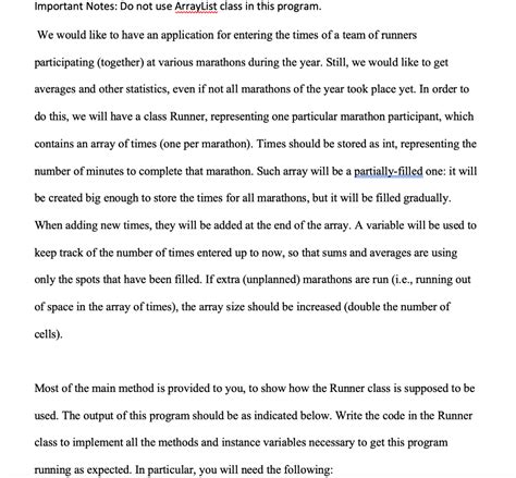 Solved Important Notes Do Not Use Arraylist Class In This