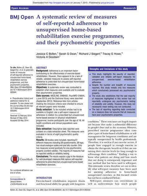 Pdf A Systematic Review Of Measures Of Self Reported Adherence To