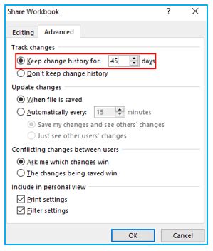 Track Changes In Excel
