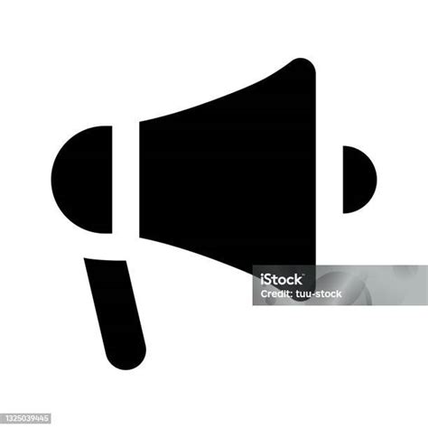 메가폰 공지 사항 프로모션 및 뉴스에 대한 간단한 벡터 아이콘입니다 아이콘에 대한 스톡 벡터 아트 및 기타 이미지 아이콘 실루엣 알림 메시지 Istock