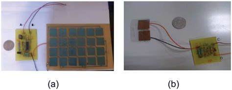 Real Pictures Of Row Array Electrodes A Active End And B Passive Real Pictures Of Row Array Electrodes A Active End And B Passive