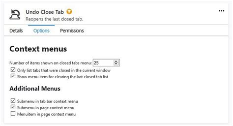Undo Close Tab Is An Add On That Displays A Clickable List Of Recently Closed Tabs In Firefox