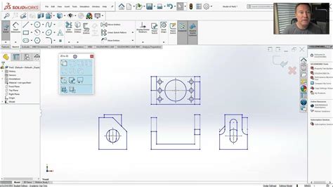 Solidworks Dwg To Solidworks Orthogonal Views Transformation Section 3 2 Youtube
