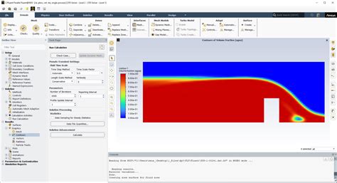 Ansys Fluent Superficie Libre 2d Simulación Hidráulica Nsivio