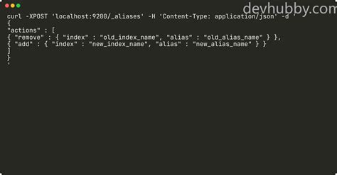 how to rename an index in elasticsearch