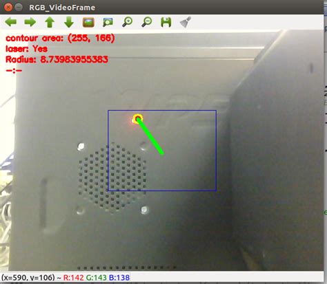 Python Trying To Draw Circle On Laser Pointer Opencv Stack Overflow