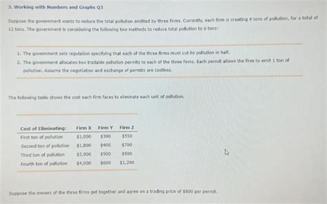 solved 3 working with numbers and graphs q3 suppose the