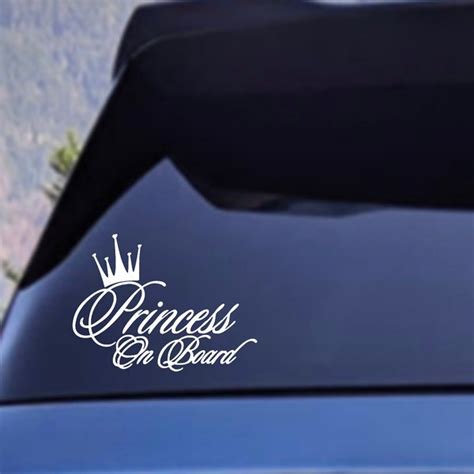 Princess Crown Decal Etsy