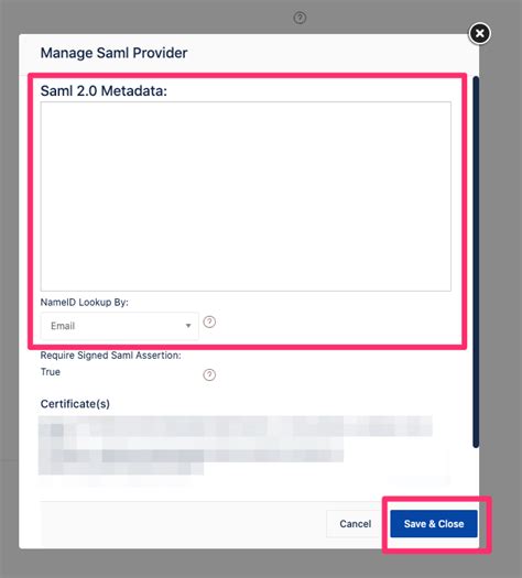 Jira Align Saml 20 Setup Atlassian Community