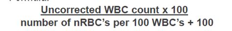 Absolute WBC Counts And Corrections For NRBC Flashcards Quizlet